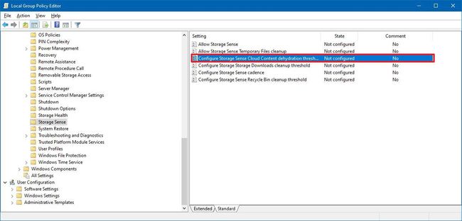 How to manage Storage sense settings using Group Policy on Windows 10 ...
