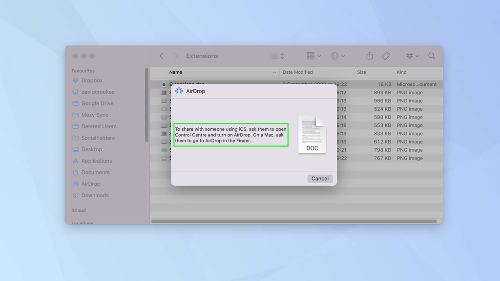 How to use AirDrop on Mac | Tom's Guide