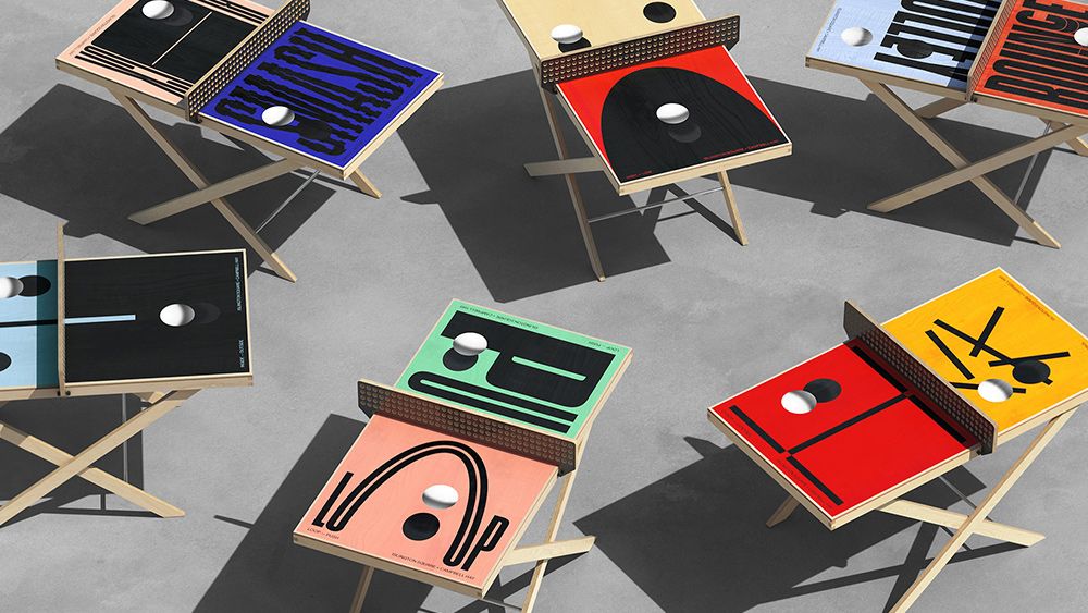 These ping pong table designs are a smash hit | Creative Bloq