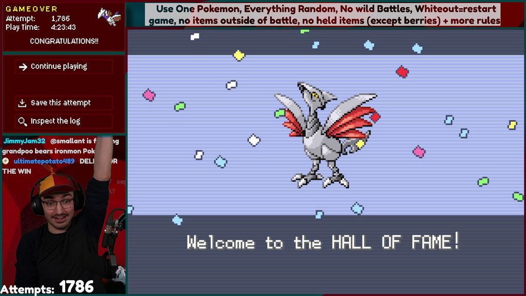 After 1,786 attempts, this Pokemon streamer has completed the JRPG's ...