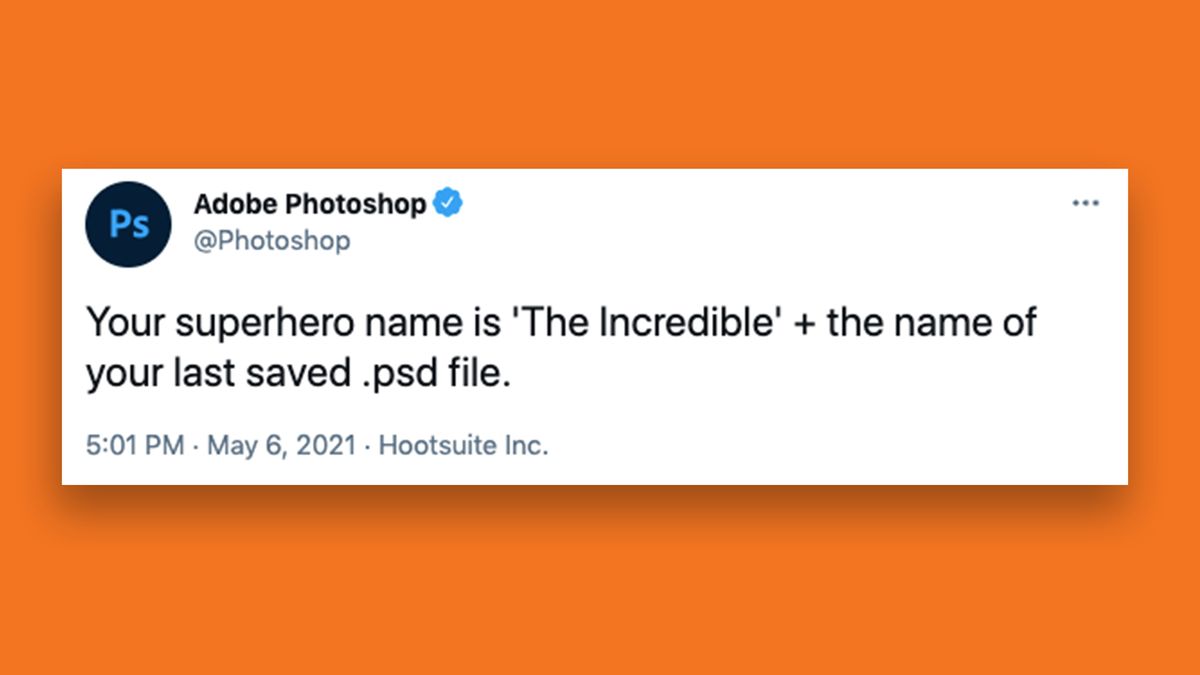 How to find out your Adobe Photoshop superhero name | Creative Bloq