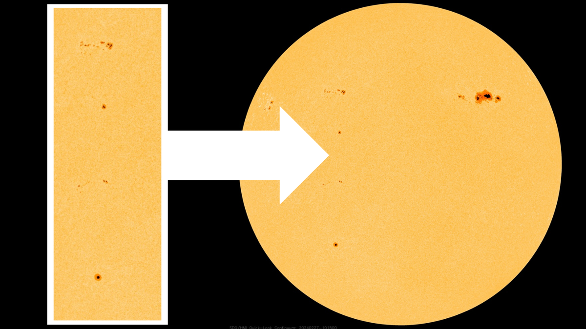 Put on your eclipse glasses and look up to see the biggest sunspot in ...