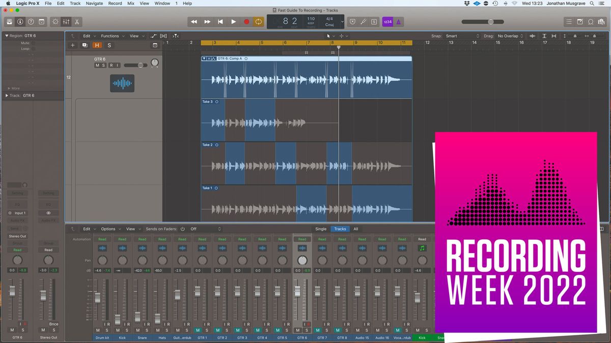 How To 'comp' Multiple Recordings Onto One Track - TrendRadars