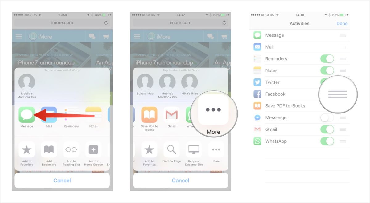 How to use sharing and action extensions on iPhone and iPad | iMore