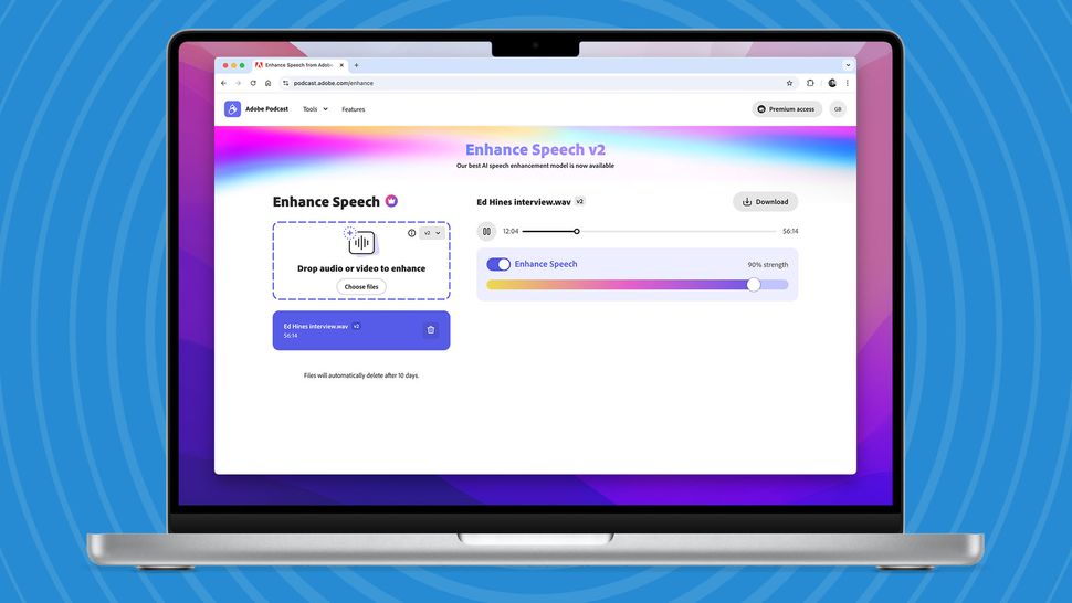I tried Adobe’s free AI podcast enhancer, and I can’t believe how good ...