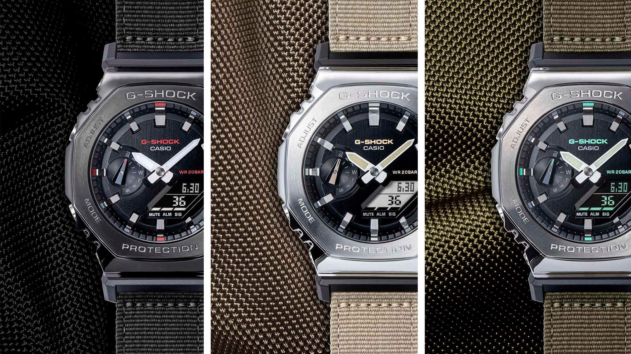 Casio teases three smart new G-Shock field watches with fabric straps ...