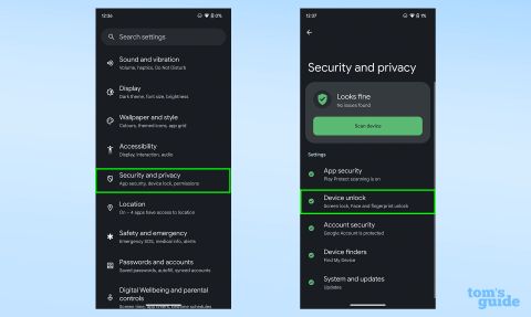 How to enable Auto-confirm unlock and Enhanced PIN privacy in Android 14 | Tom's Guide