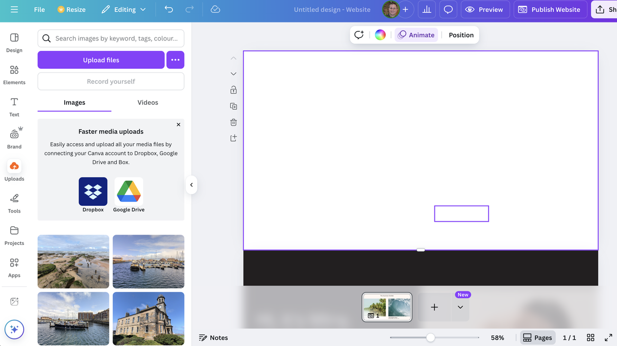 How to make a website on Canva Websites | Creative Bloq