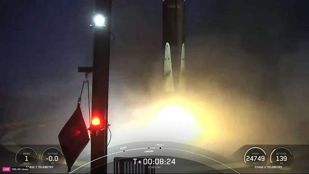 SpaceX launches 21 Starlink satellites into orbit from California in ...