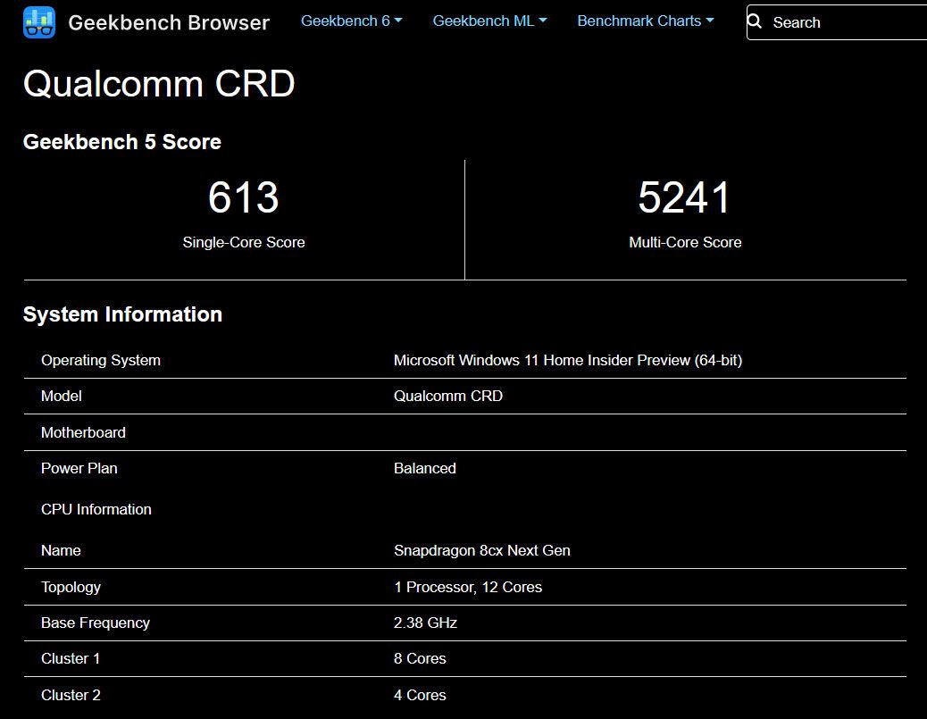 Qualcomm Nuvia Team's Snapdragon 8cx Gen 4 Processor Leaked in Geekbench | Tom's Hardware