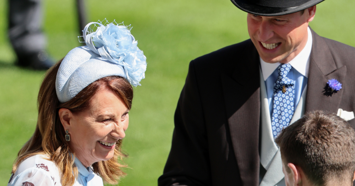 Prince William and Carole Middleton Hug at Royal Ascot | Marie Claire UK