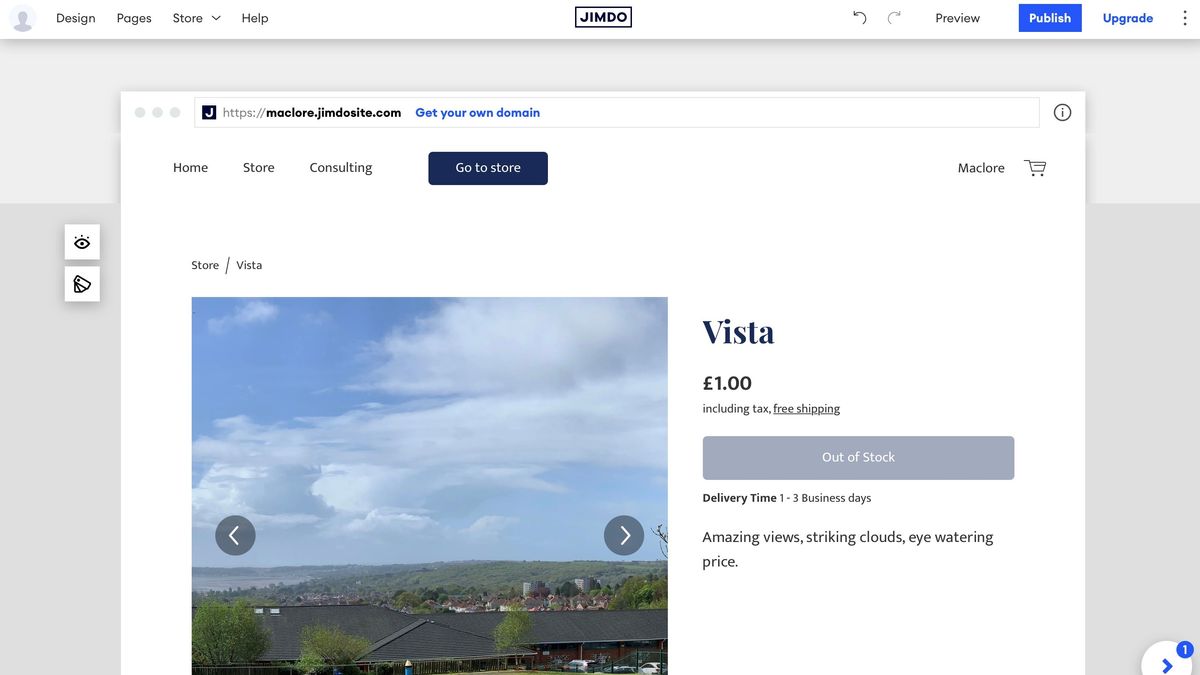 Jimdo website builder | TechRadar