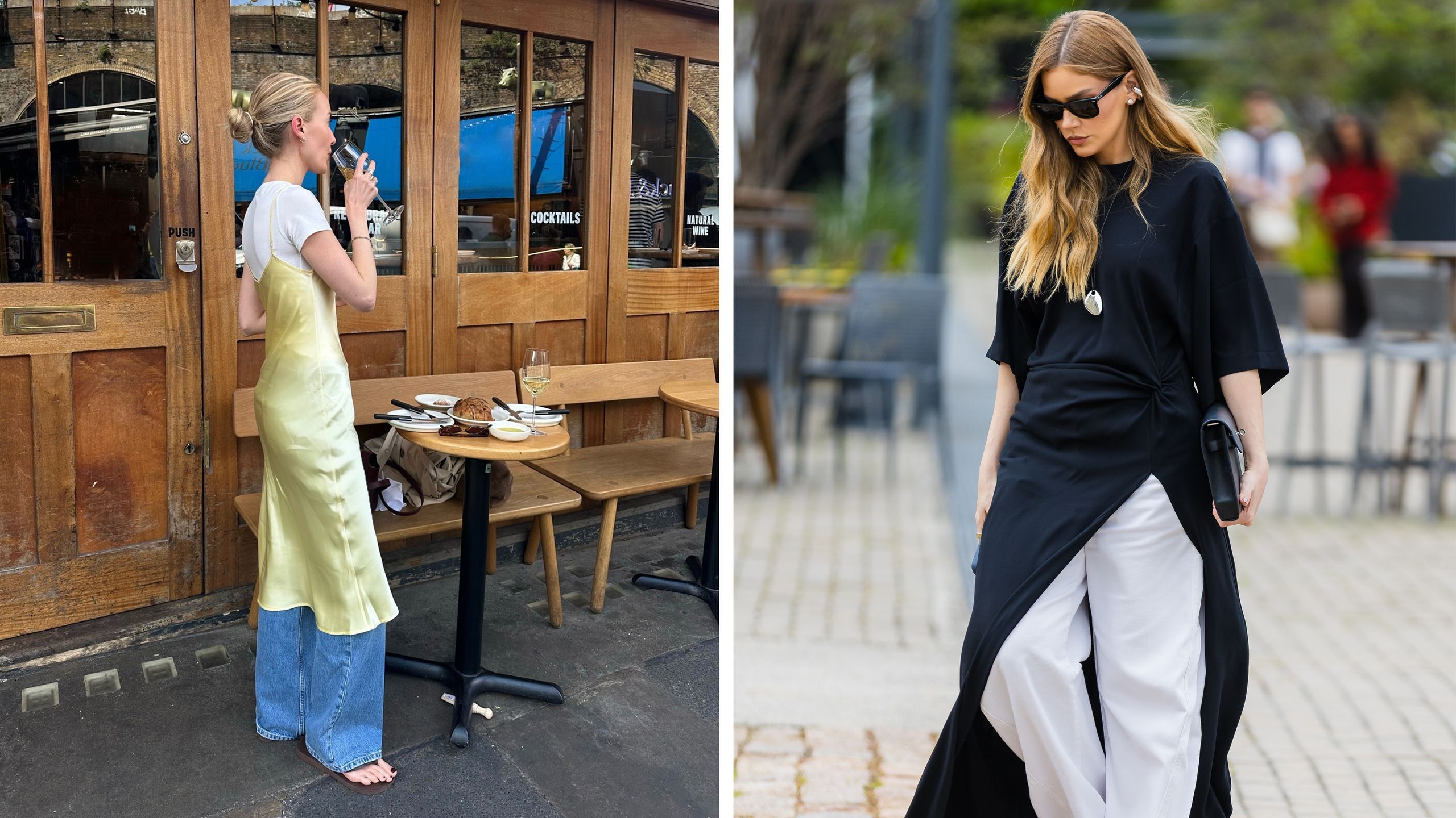 The Shoe Trend to Wear With Dress-Over-Pants Outfits | Who What Wear