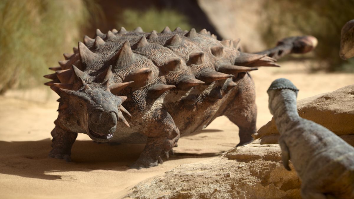 Watch exclusive clip of never-before-depicted dinosaur from Prehistoric ...
