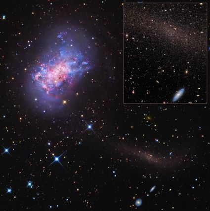 Small Twisted Galaxy Warped by Galactic 'Stealth Merger' | Live Science