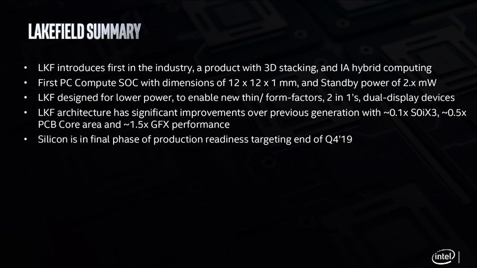 Intel Lakefield 3D Foveros Hybrid Processors: Hot Chips 31 Live ...