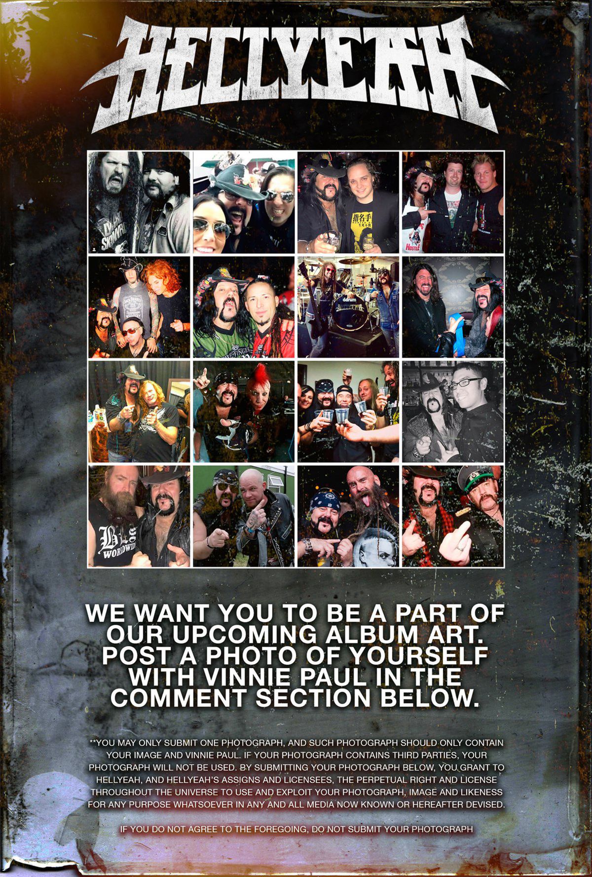 Hellyeah ask fans to share pictures of them with Vinnie Paul for album artwork | Louder