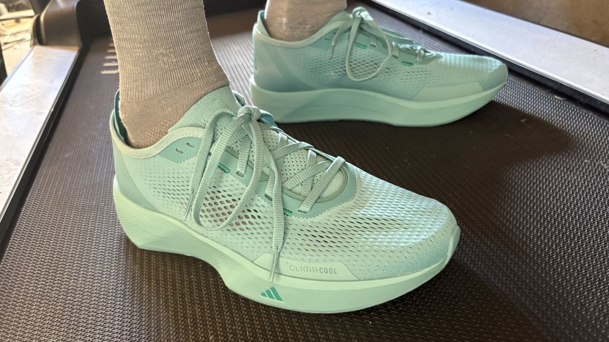The Adidas Treadflow is the first running shoe designed for the ...