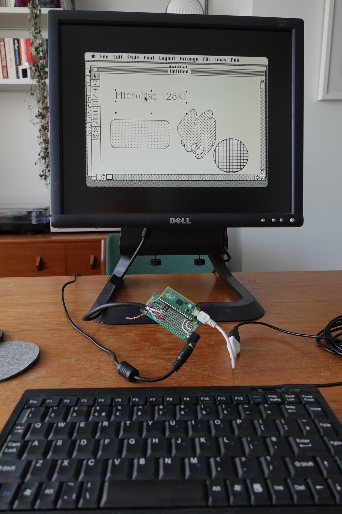 $7 MicroMac project recreates a Macintosh 128k on the Raspberry Pi Pico ...
