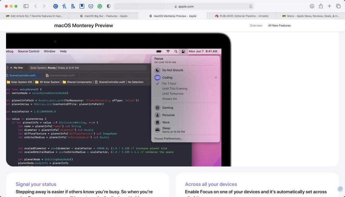 My 7 favorite features in macOS Monterey | iMore