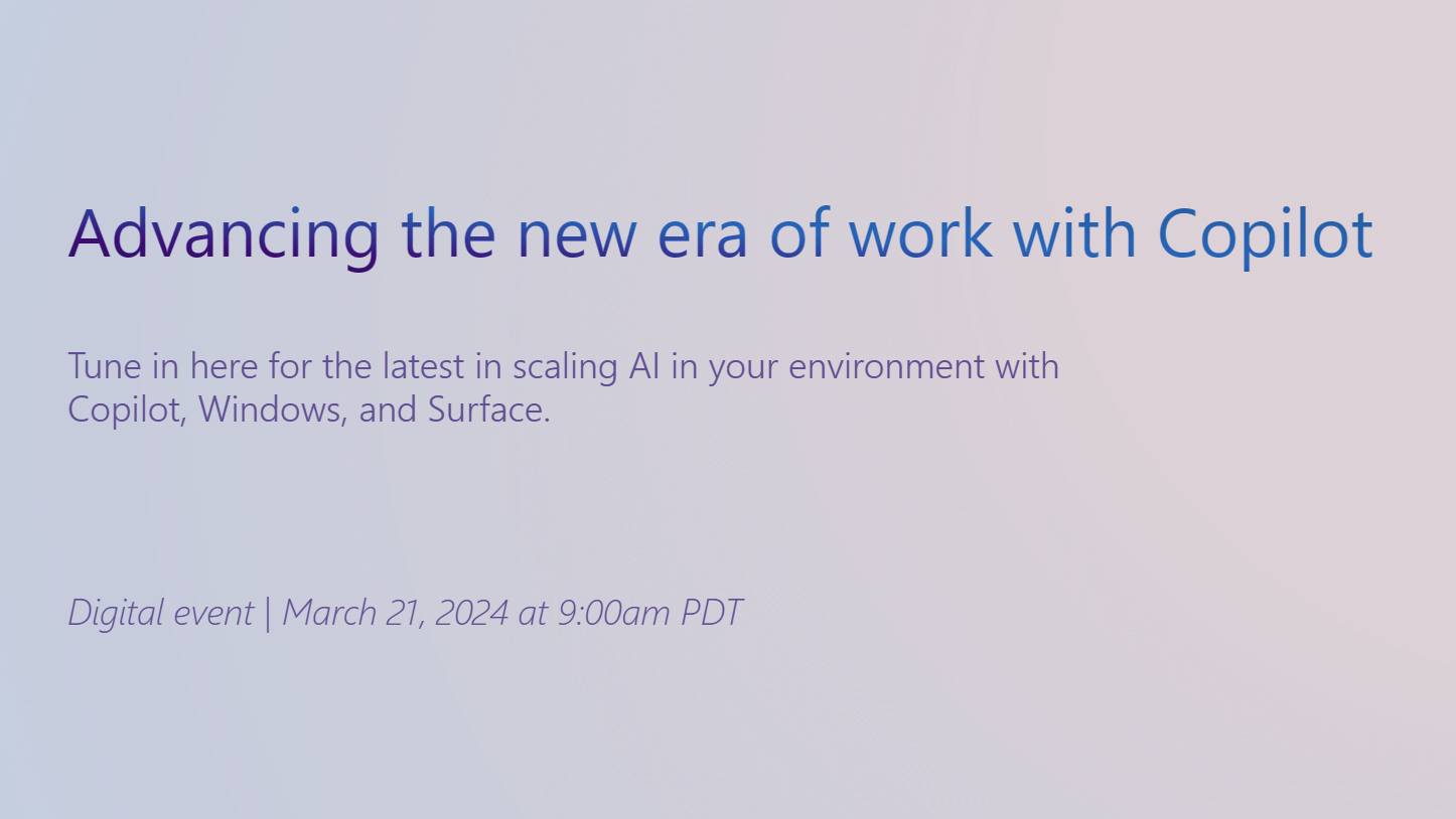 Microsoft confirms Surface and Windows event for this month — new ...