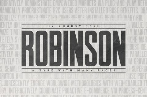 Font of the day: Robinson | Creative Bloq