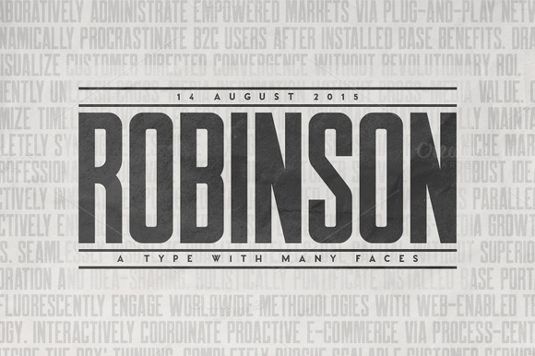 Font of the day: Robinson | Creative Bloq