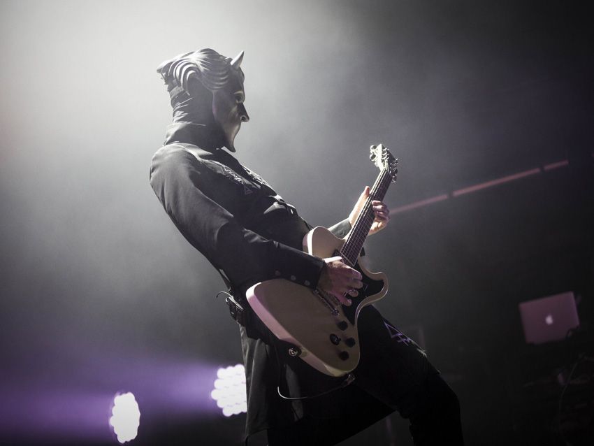 Ghost's Nameless Ghoul talks picking Papas, playing Gibson RD guitars ...