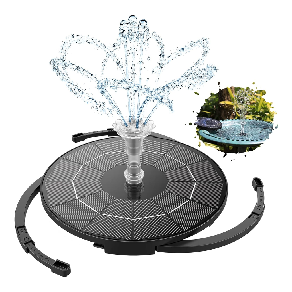 Use This Solar Fountain to Make a Water Feature in Your Yard | Livingetc