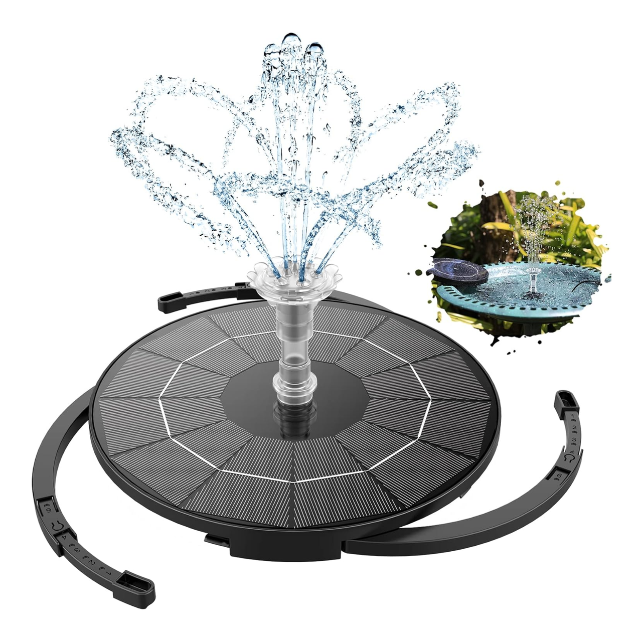 Use This Solar Fountain to Make a Water Feature in Your Yard | Livingetc