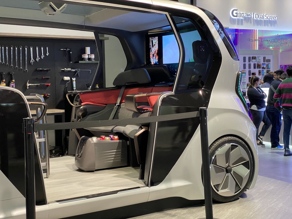 LG’s connected self-driving car of 2030 is the coolest thing at CES ...