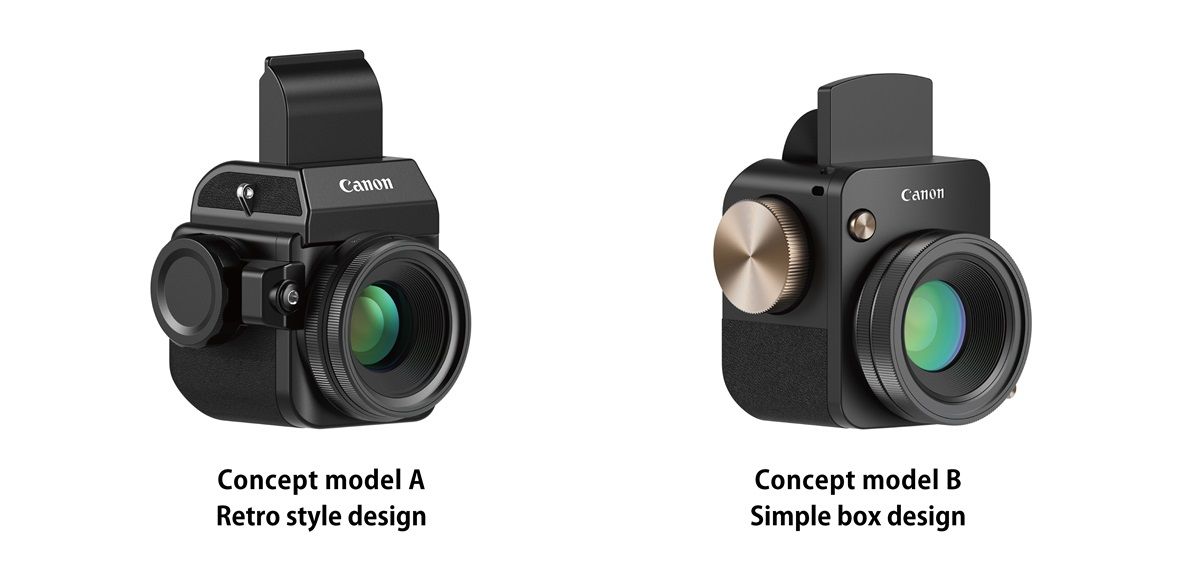 Canon goes retro! Analog concept camera with optical finder and manual ...