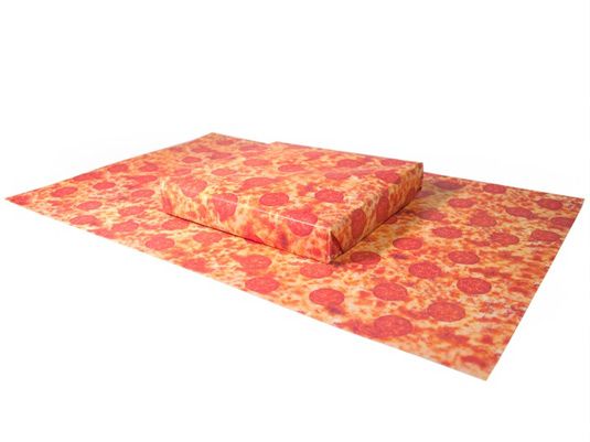 This pizza-style wrapping paper is a slice of genius | Creative Bloq