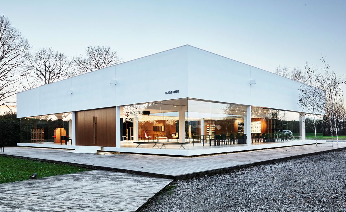 Ron Gilad shows his playful side at Molteni & C's Glass Cube showroom ...