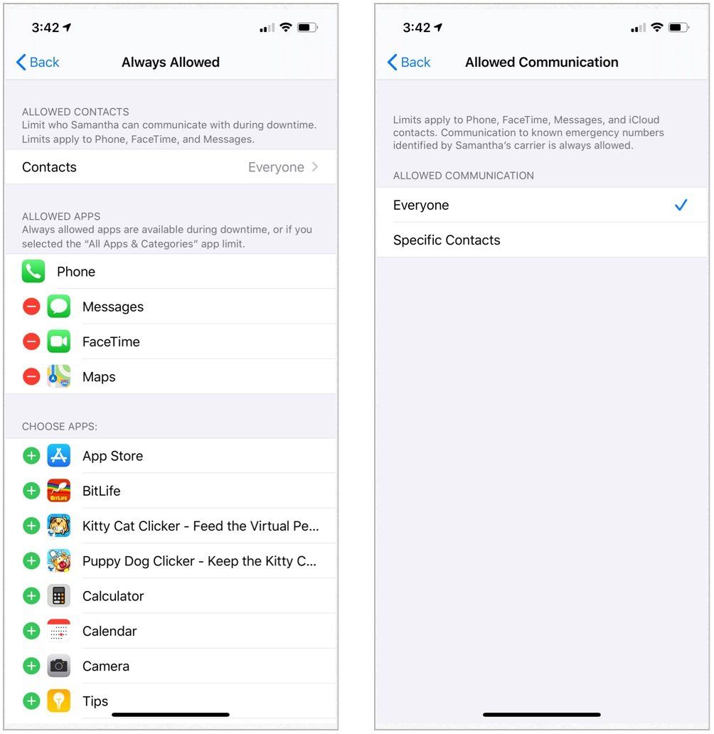 New Screen Time communication limits for kids arrive in iOS 13.3 | iMore