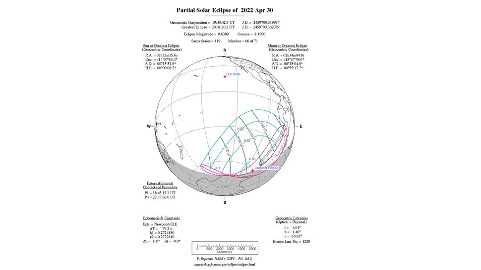 The first solar eclipse of 2022 is coming on April 30 | Space