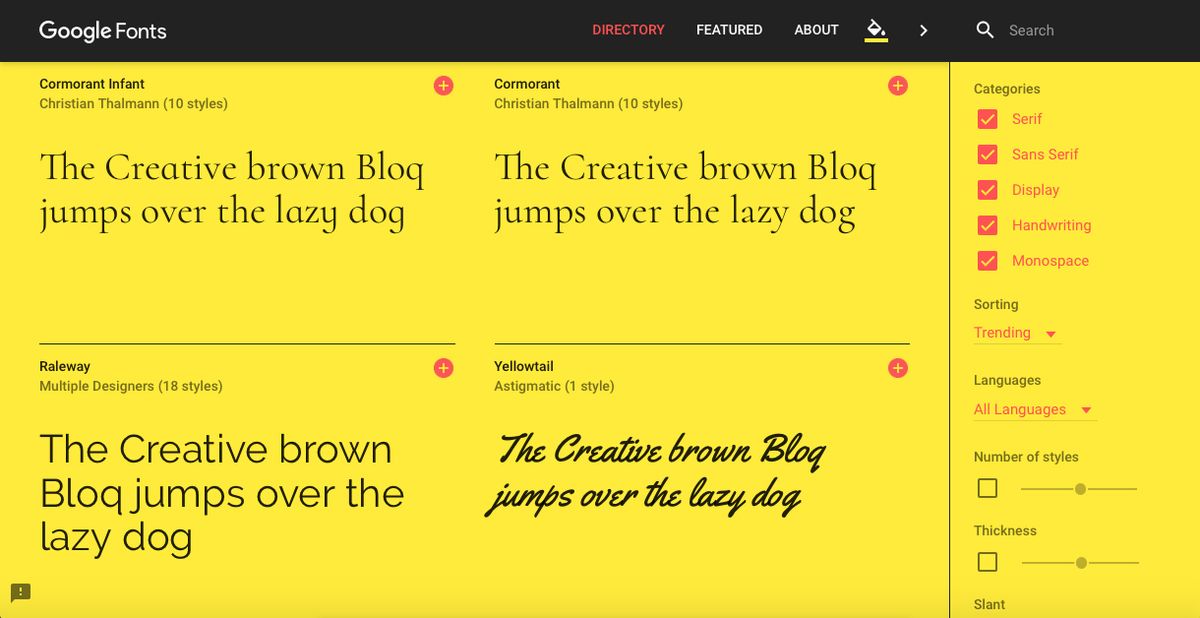 Google Fonts website gets a major redesign | Creative Bloq