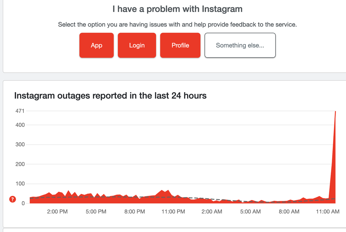 Instagram was down — live updates on the quick outage | Tom's Guide