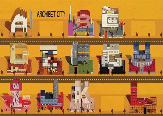 Architectural alphabet features 26 types of building | Creative Bloq