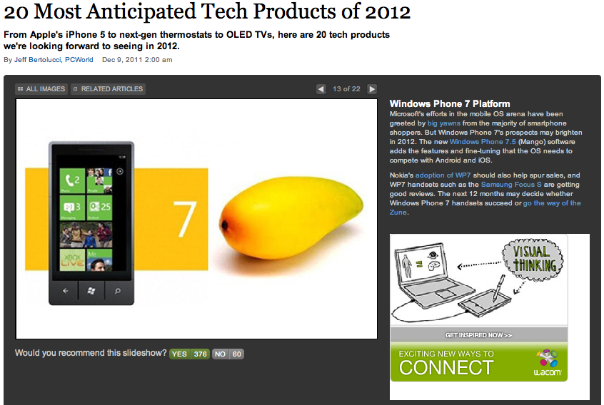 PCWorld includes Windows Phone in '20 Most Anticipated Tech Products of ...