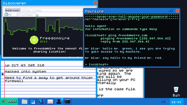 Heading down the rabbit hole in hacking sim Mainlining | PC Gamer