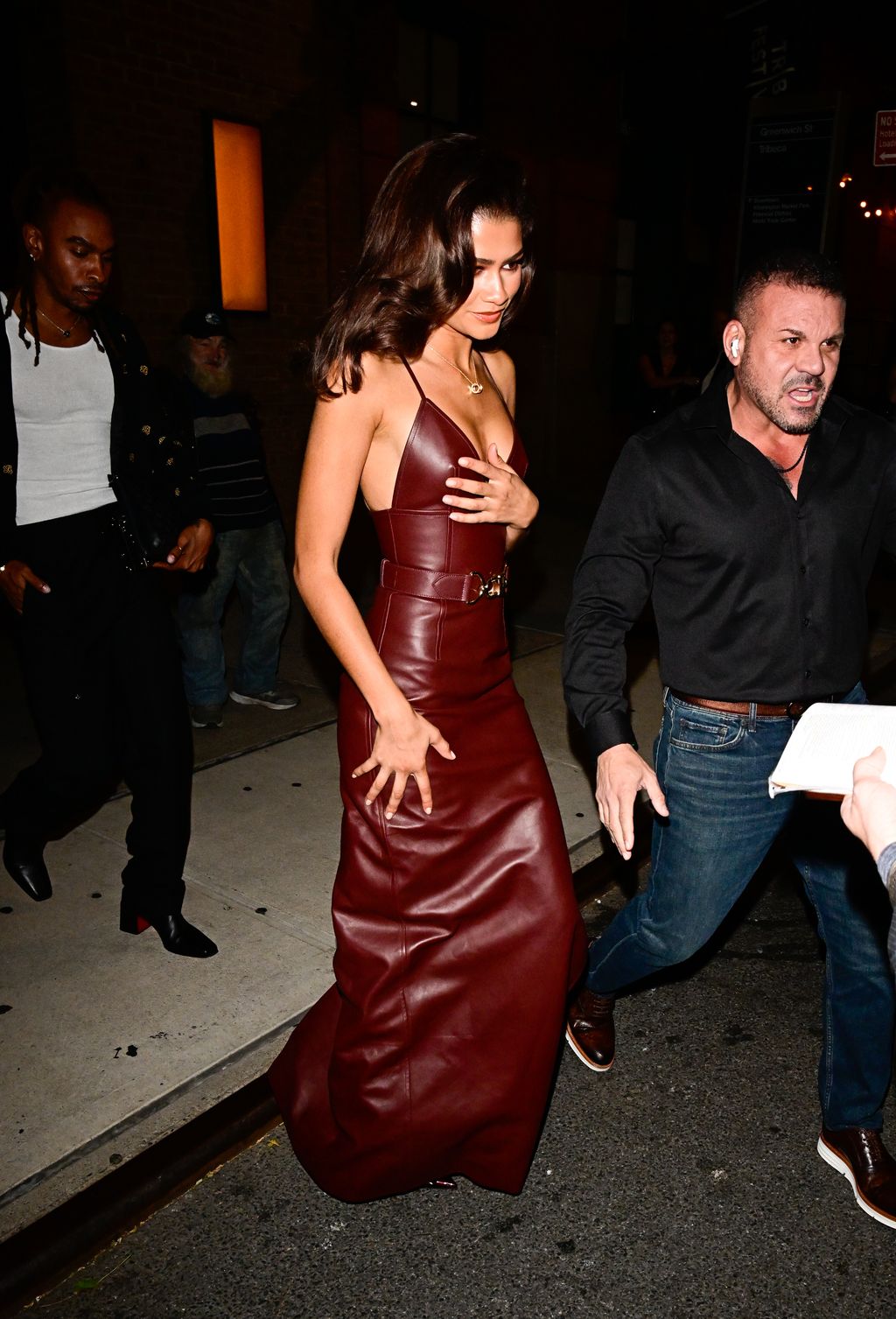 Zendaya and Tom Holland Match in Swoon-Worthy Burgundy Date Night ...