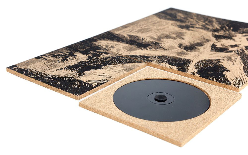 Innovative cork album cover is a screen-printed delight | Creative Bloq