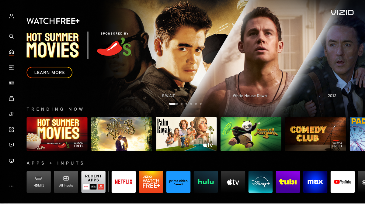 Chili’s Sponsors Summer Movies on Vizio’s WatchFree Plus | Next TV