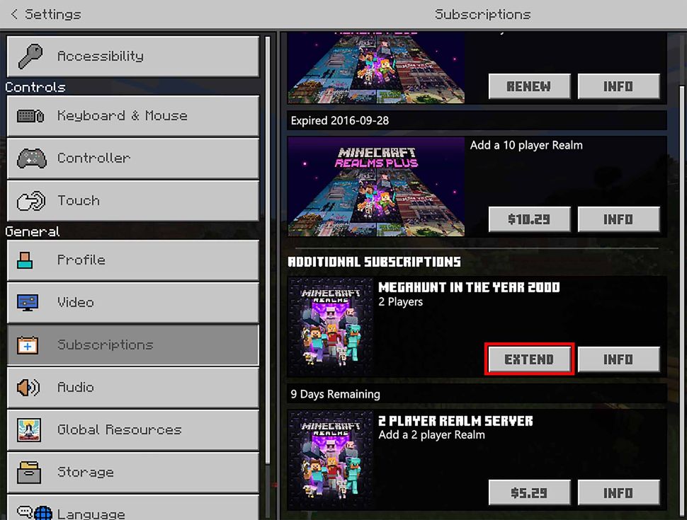 How to set up and manage a Realm in Minecraft Bedrock Edition | Windows ...