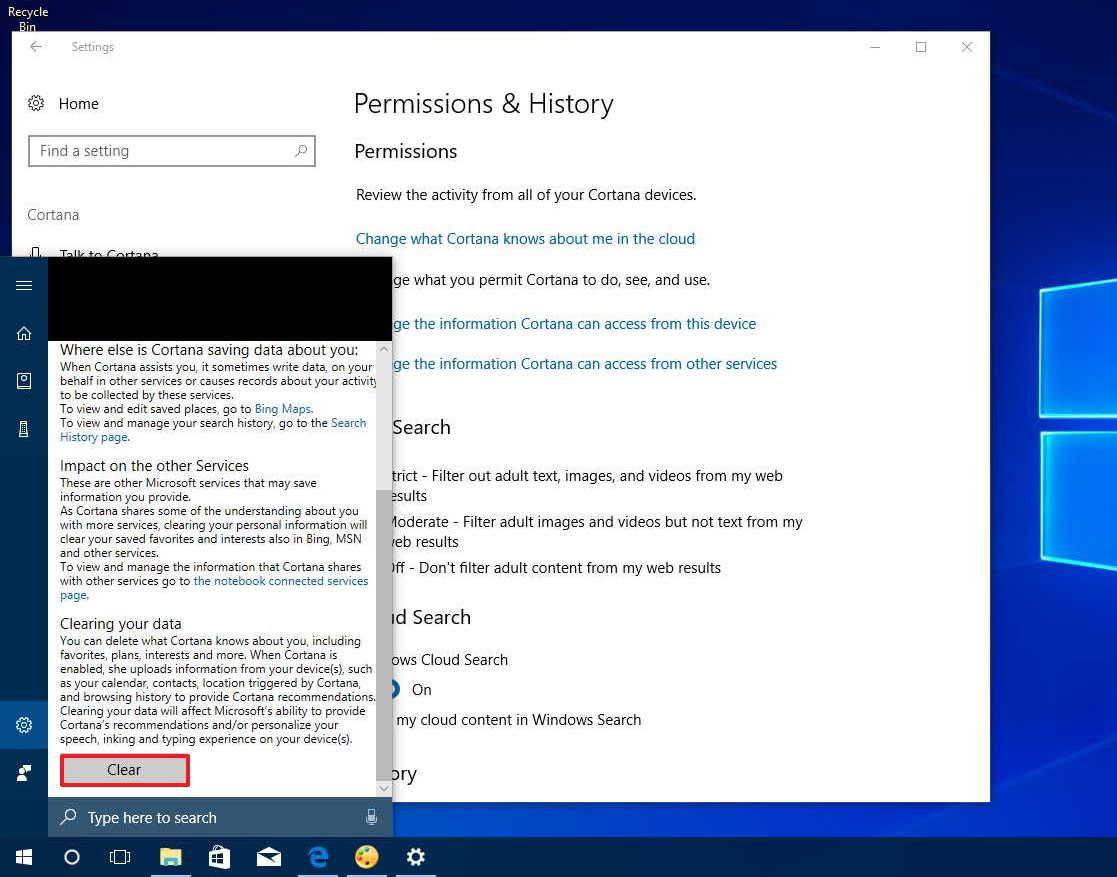 How to manage Cortana settings on the Windows 10 Fall Creators Update ...