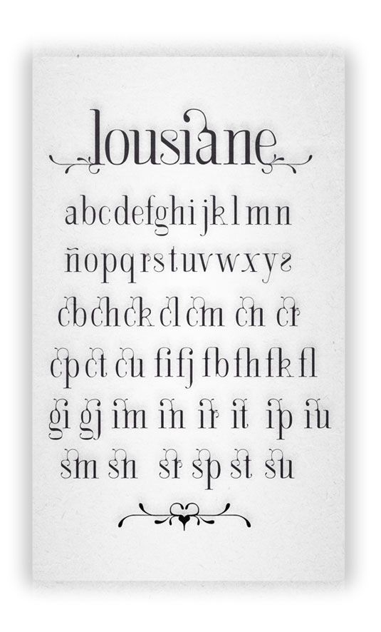 Font of the day: Lousiane | Creative Bloq