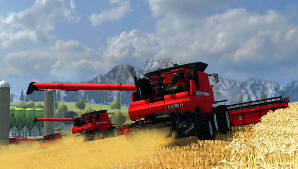 Farming Simulator 2013: Titanium trailer has a brand new combine ...