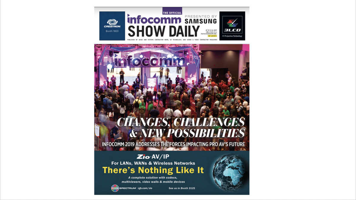 InfoComm 2019 Show Daily—VIP Issue | AVNetwork