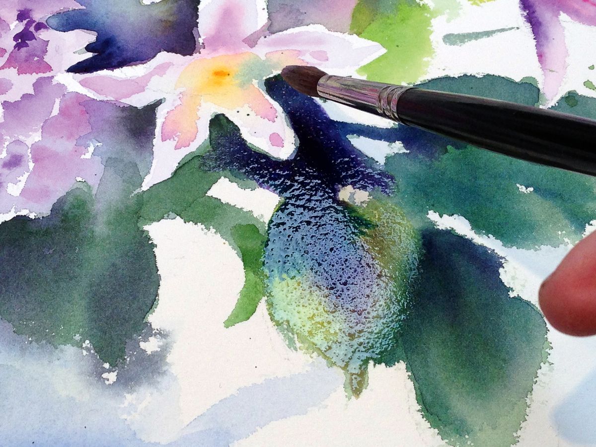 Master wet-in-wet watercolour painting | Creative Bloq